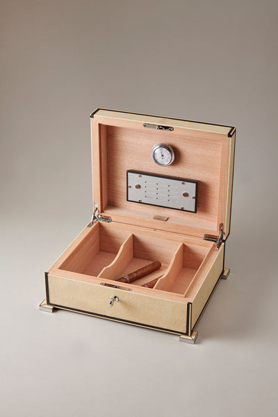 Stingray skin Medium cigar humidor box – Lorenzi Milano