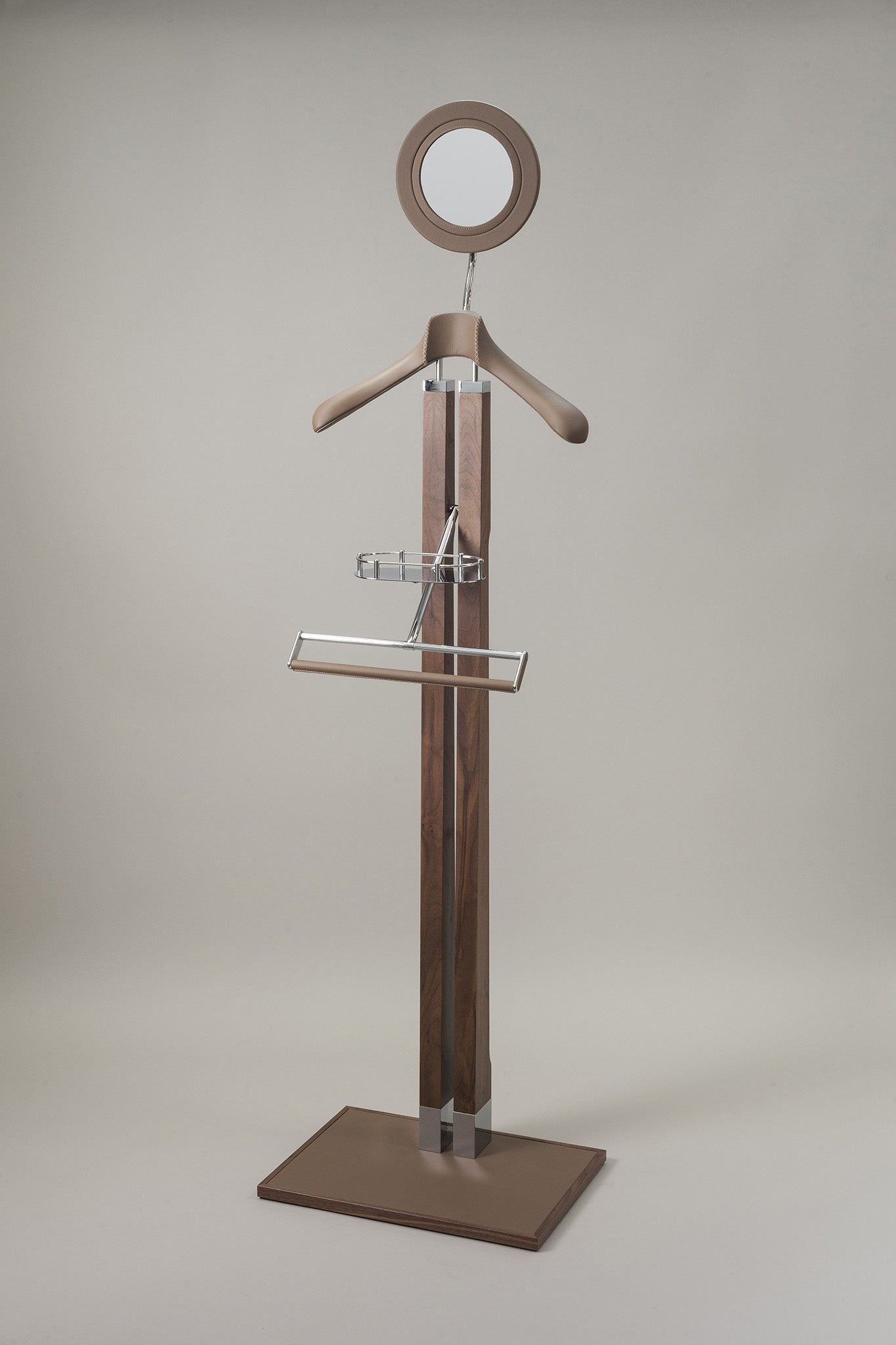 Bathroom valet with mirror and plain shoulders – Lorenzi Milano